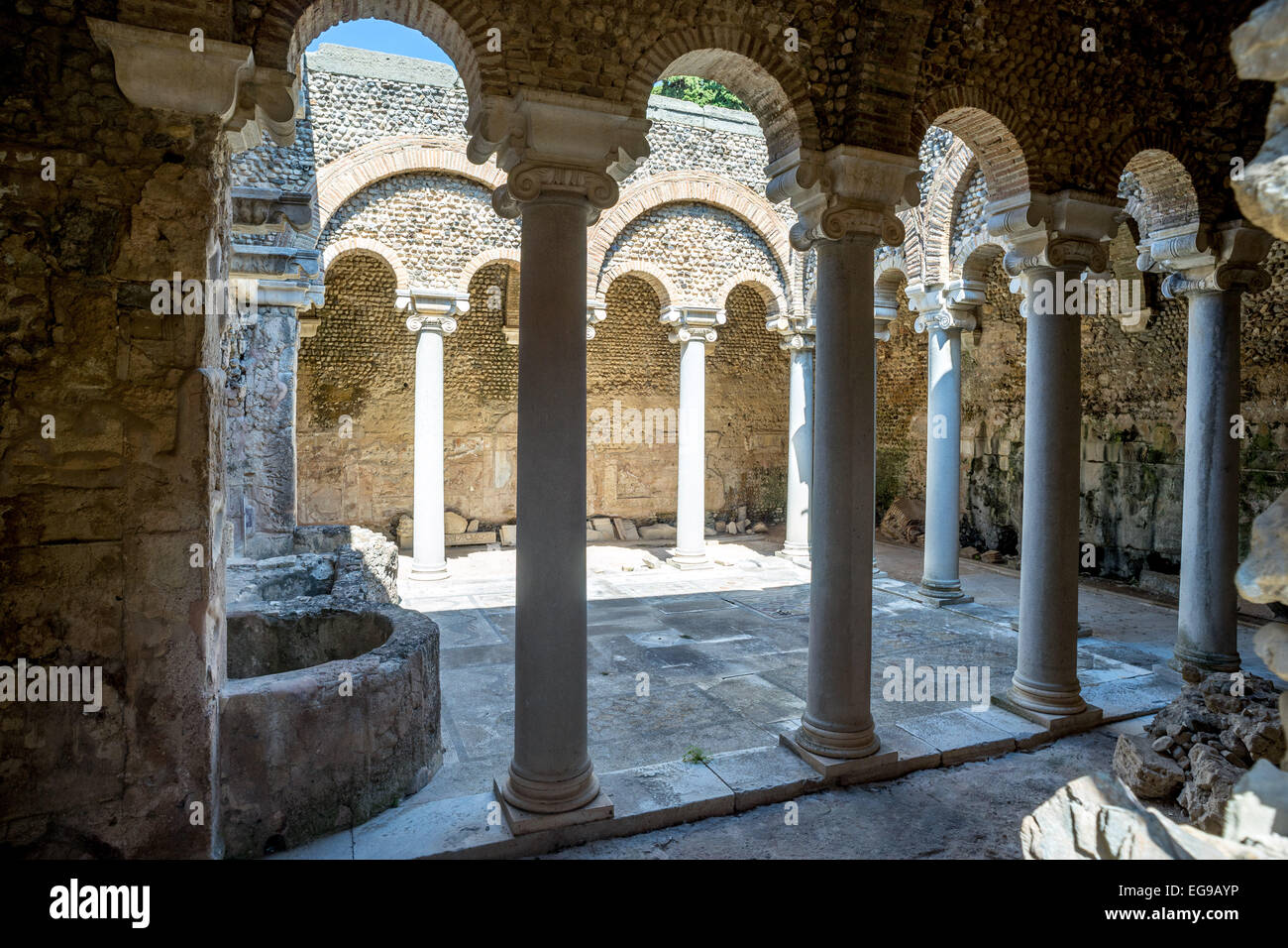 Ancient Roman City of Kos Temple Stock Photo - Alamy