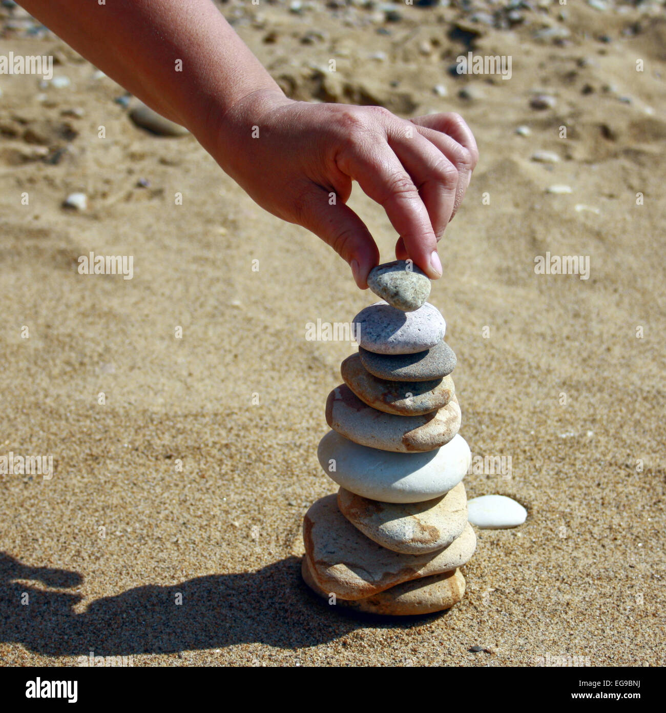 Pyramid from stones hi-res stock photography and images - Alamy