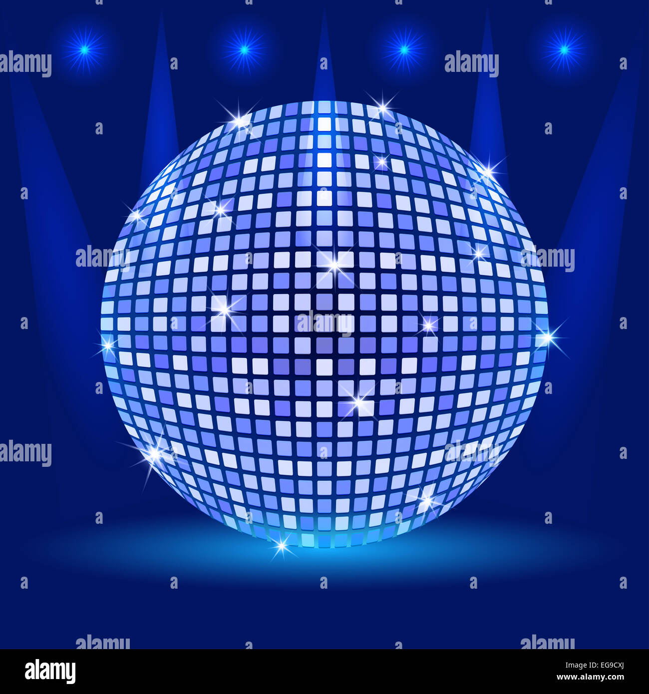 Blue glitter background light disco hi-res stock photography and images ...