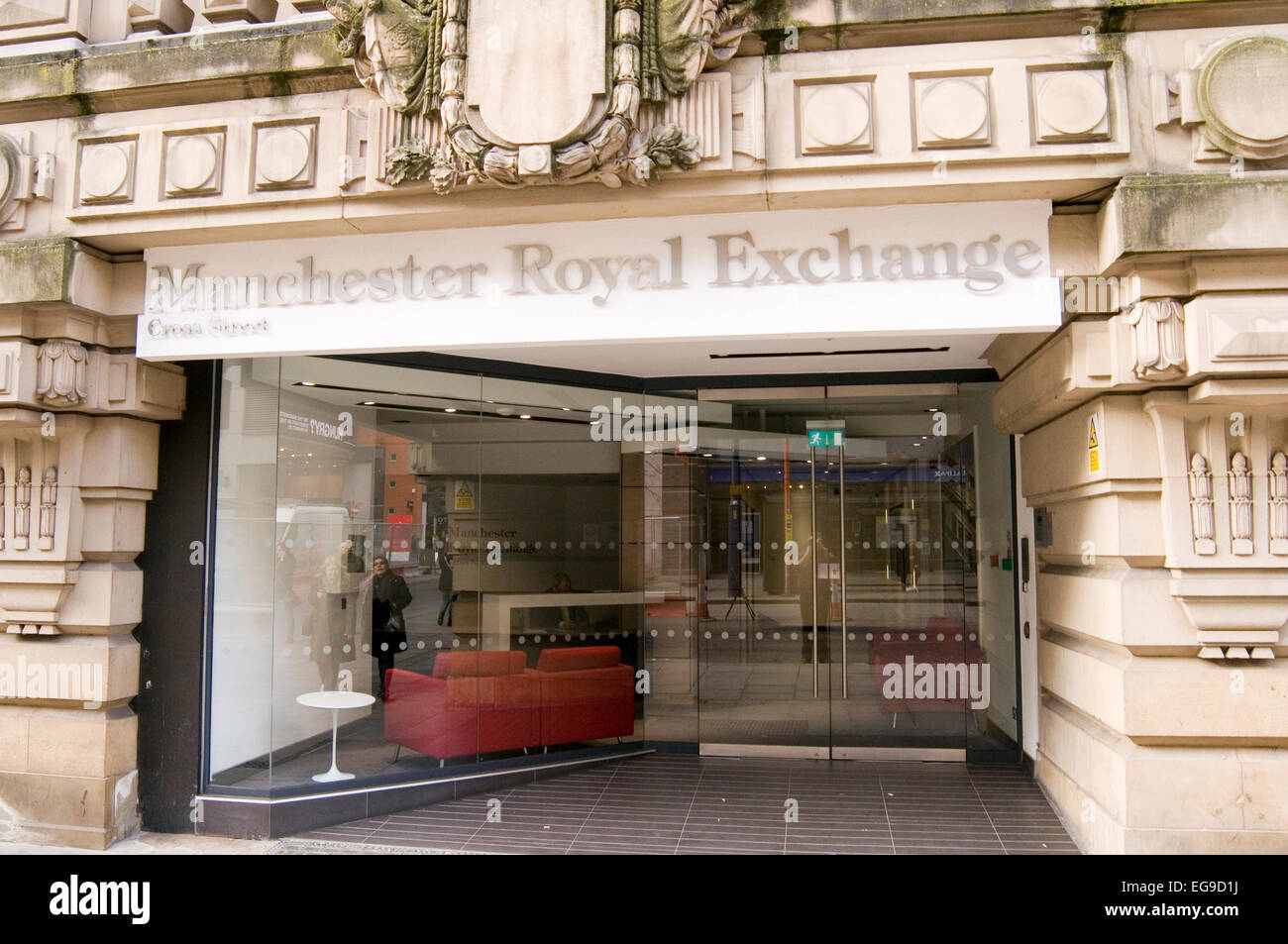 royal exchange theater manchester uk Stock Photo - Alamy