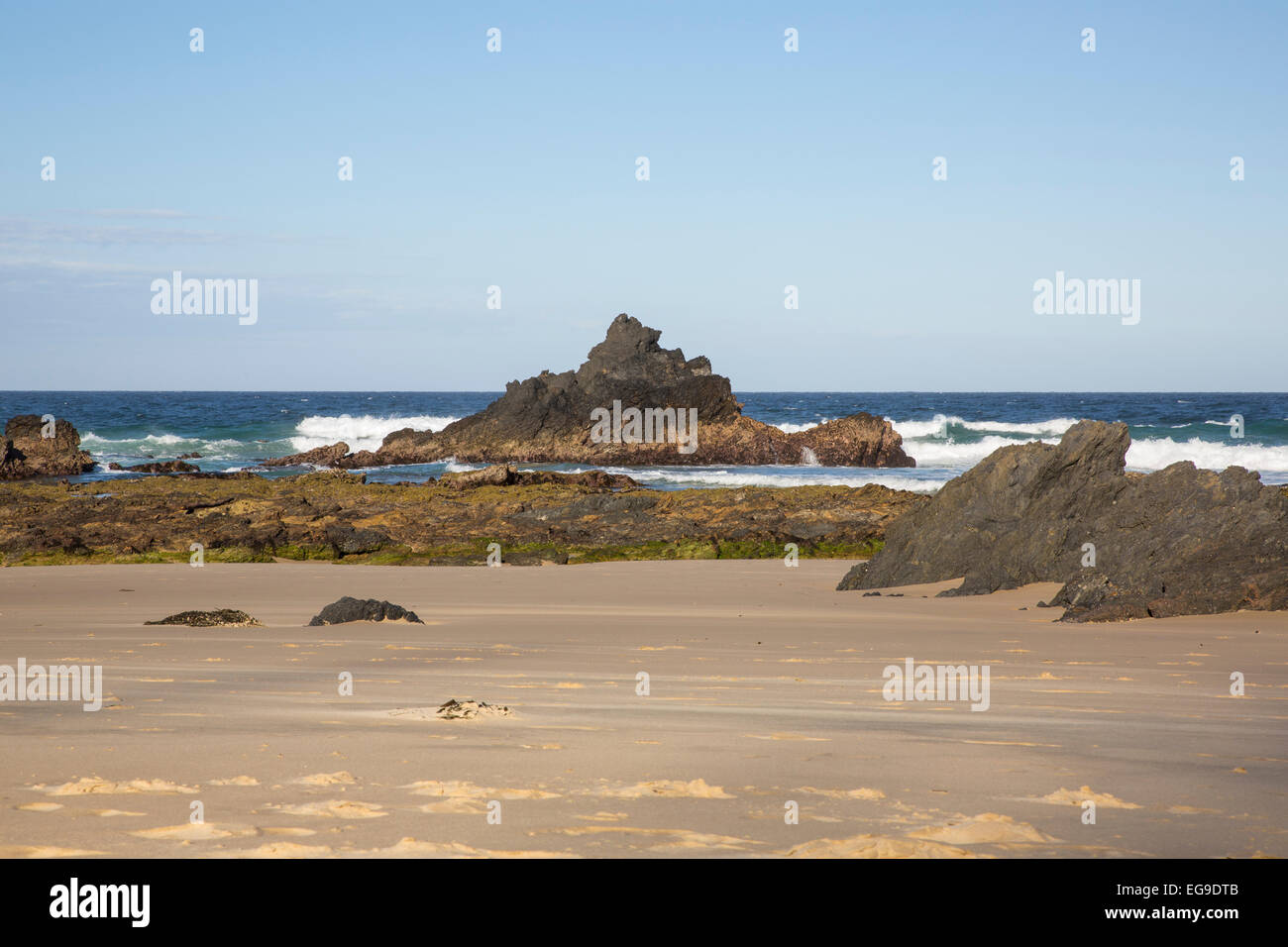 Beach in Narooma NSW Australia Stock Photo - Alamy