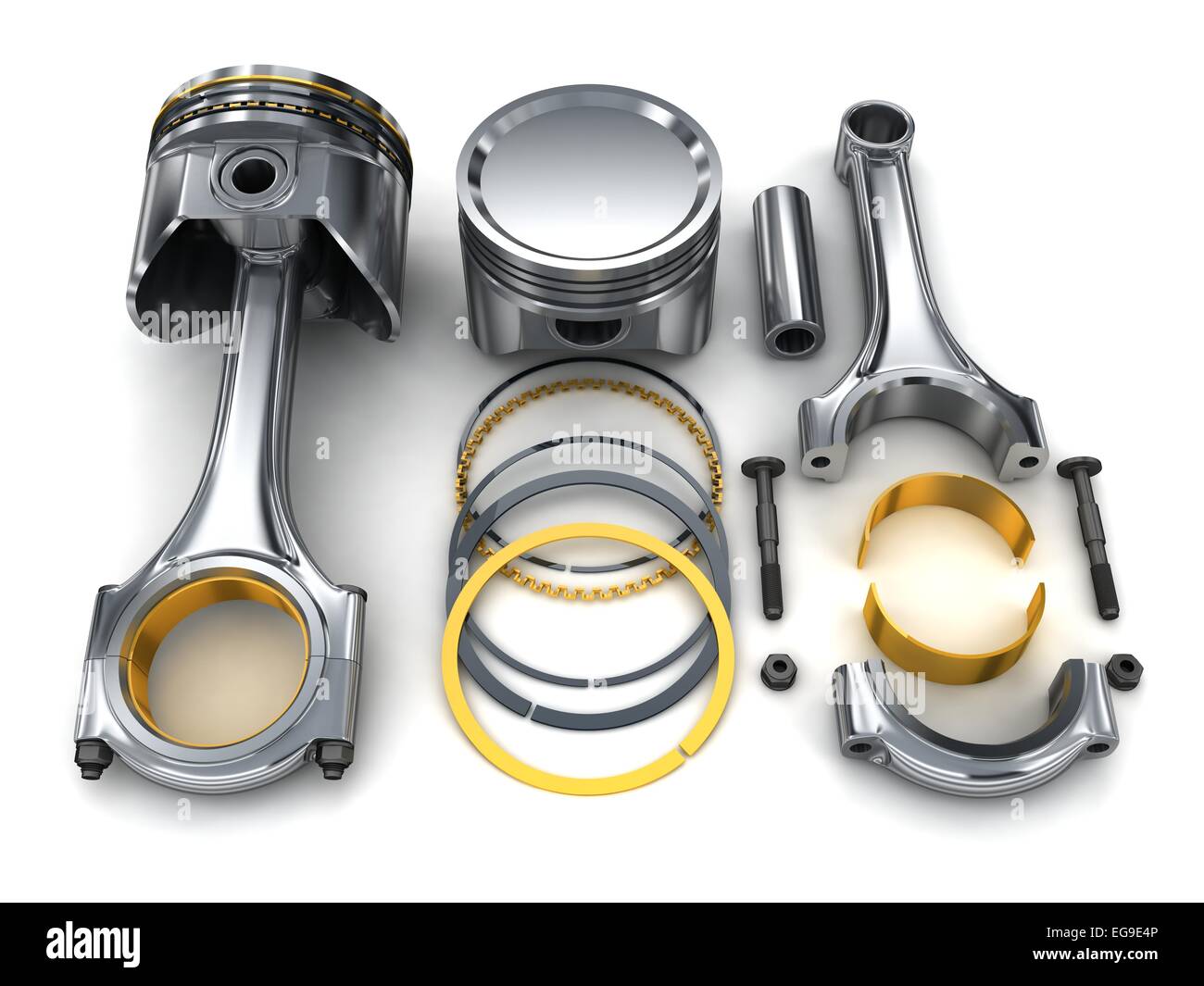Piston and cylinder Cut Out Stock Images & Pictures - Alamy