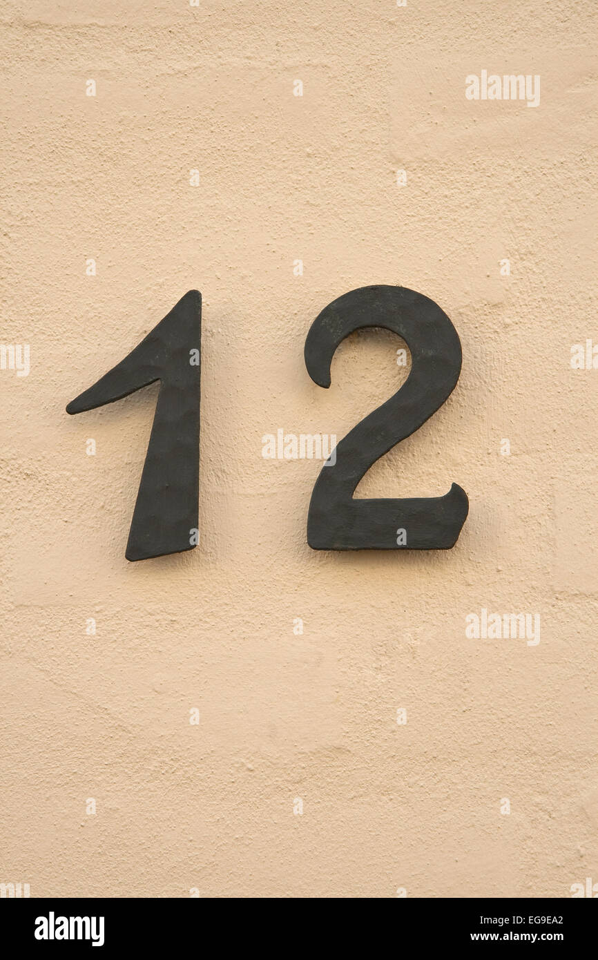 Number 12 a hi-res stock photography and images - Alamy