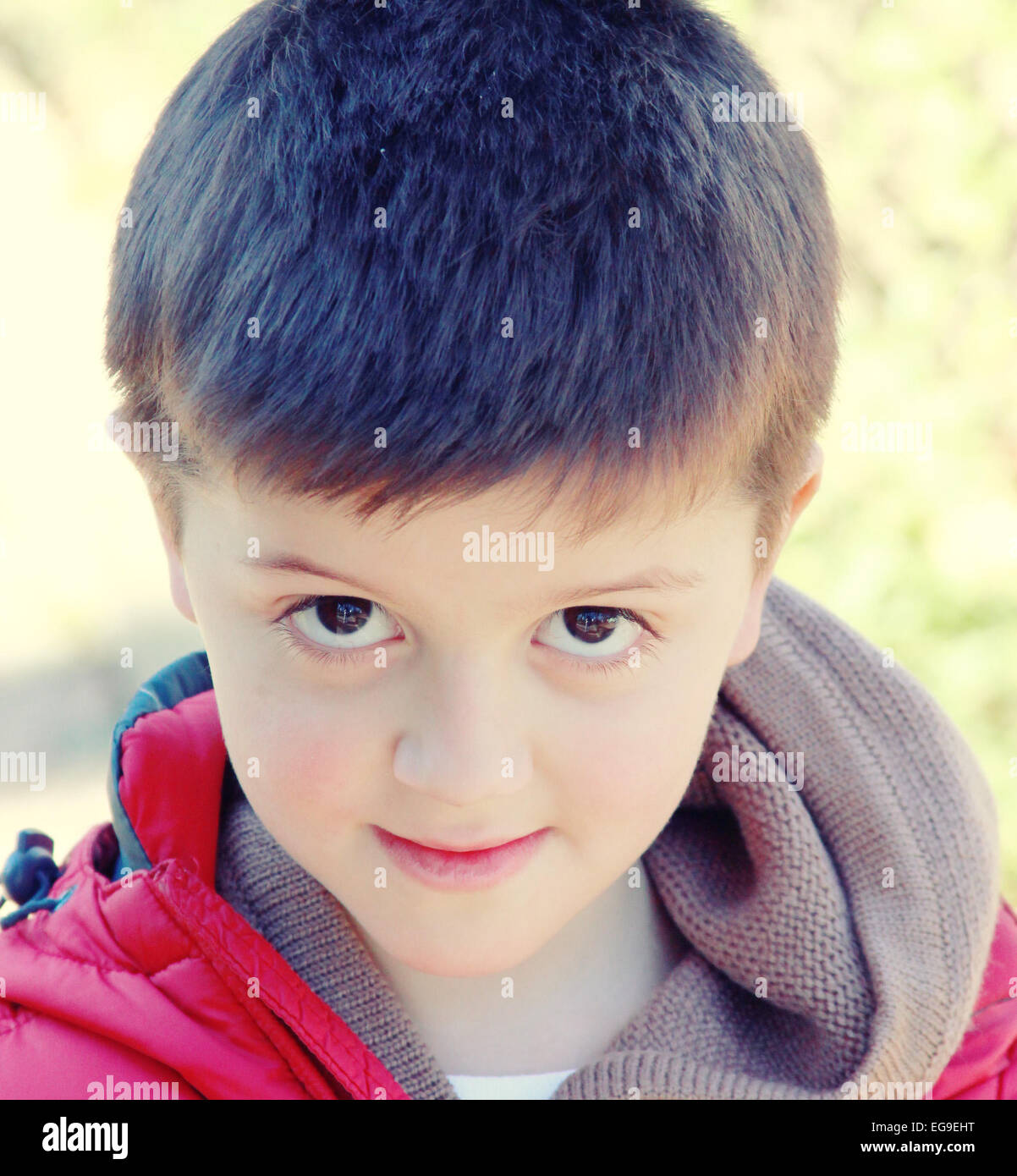Portrait of boy Stock Photo - Alamy