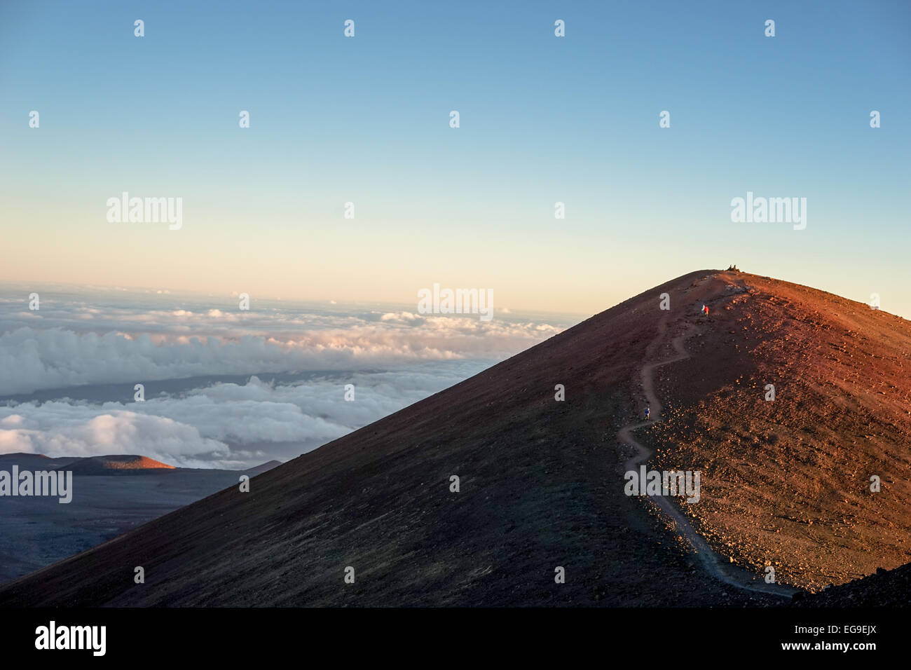 View from volcano Stock Photo - Alamy