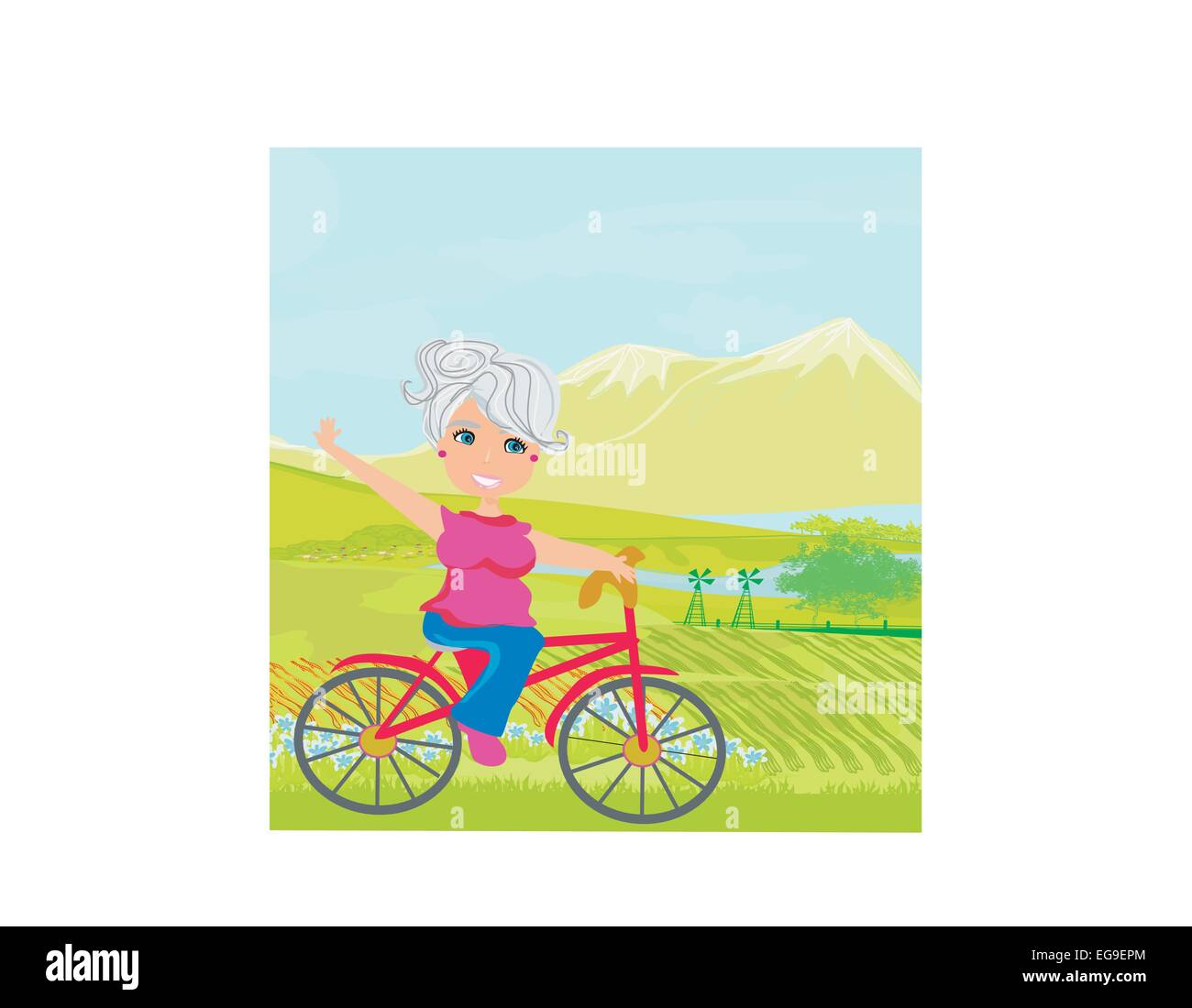Bicycle netherlands Stock Vector Images - Alamy