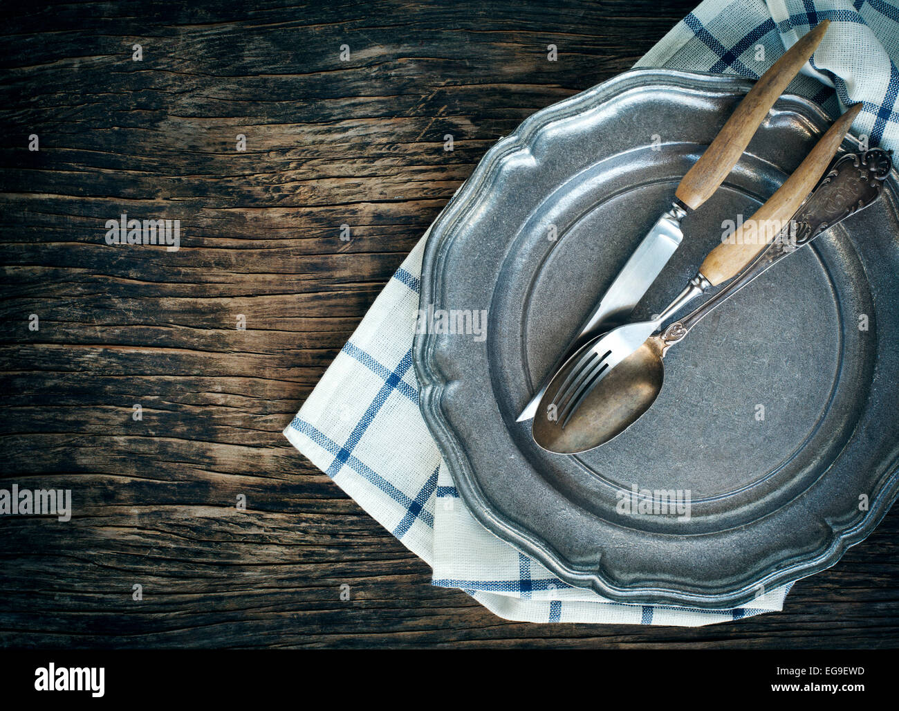 Spoon fork knife table hi-res stock photography and images - Alamy