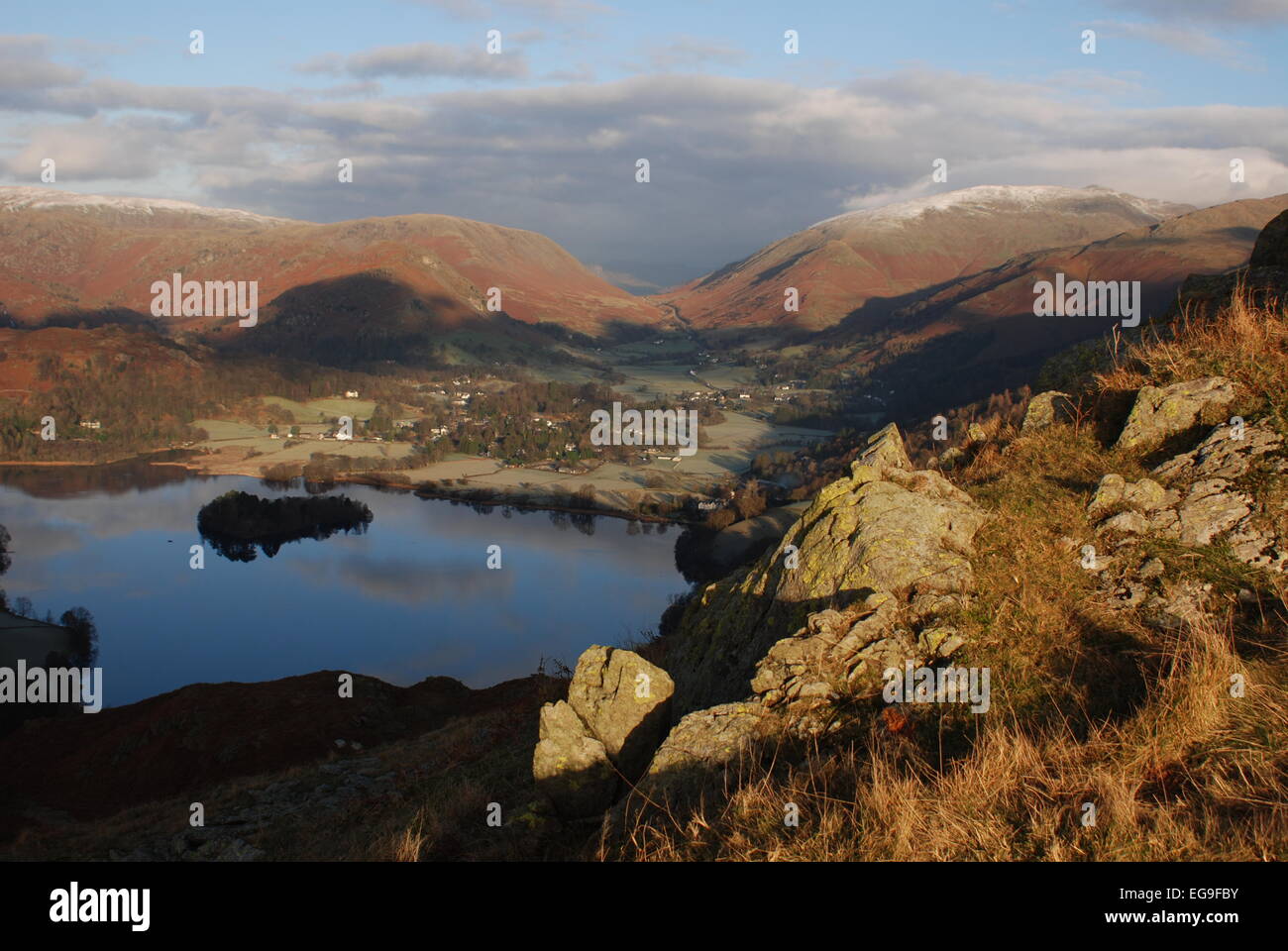 Sunrise over grasmere lake district hi-res stock photography and images ...