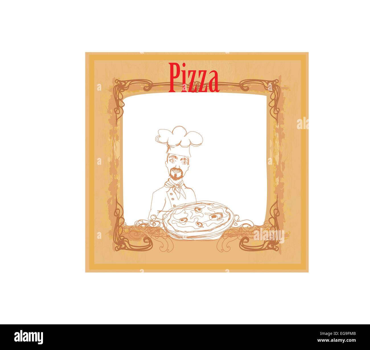 Vintage lunch worker Stock Vector Images - Alamy