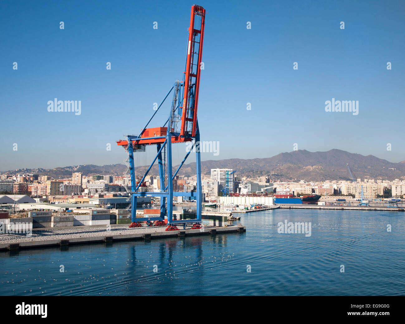 Container terminal malaga hi-res stock photography and images - Alamy