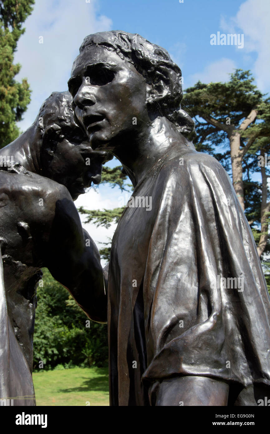 WARWICKSHIRE; COMPTON VERNEY; FIGURES IN RODIN'S MONUMENT TO THE ...