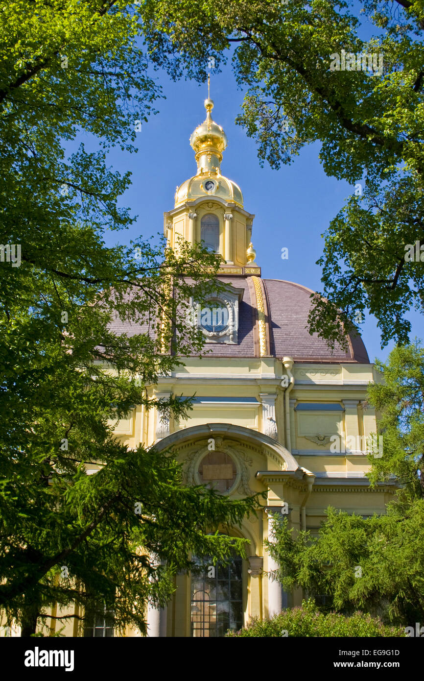 Beautiful Christian church St.Petersburg Stock Photo - Alamy