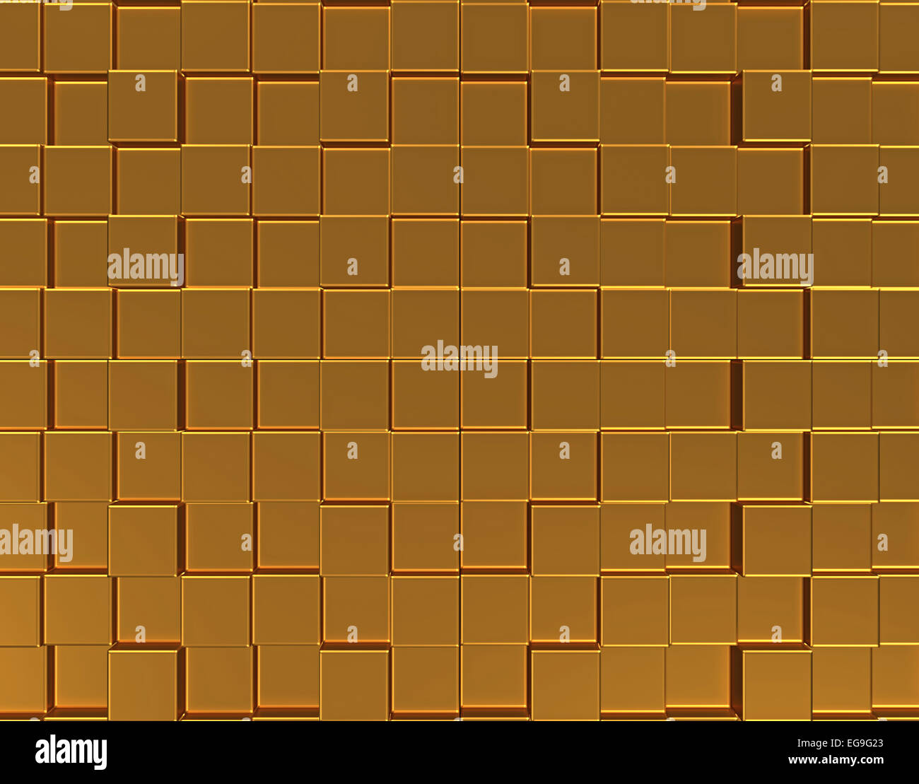 Abstract golden three-dimensional background Stock Photo - Alamy