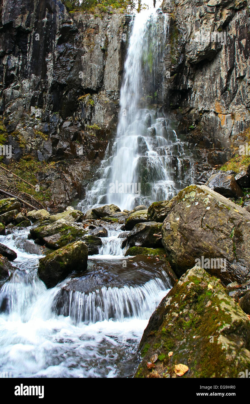 Beautiful sight - falling water falls Stock Photo - Alamy