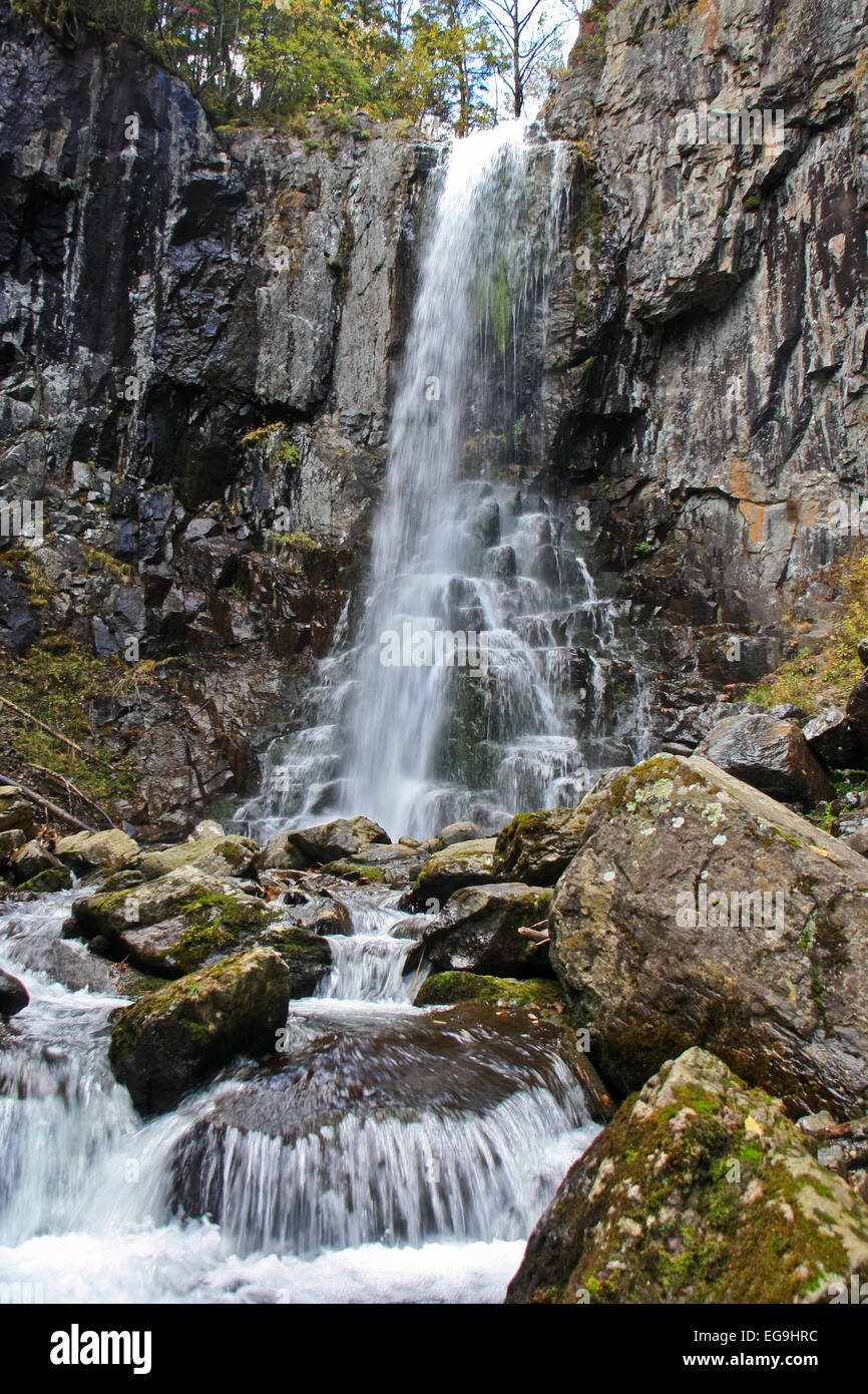 Beautiful sight - falling water falls Stock Photo - Alamy