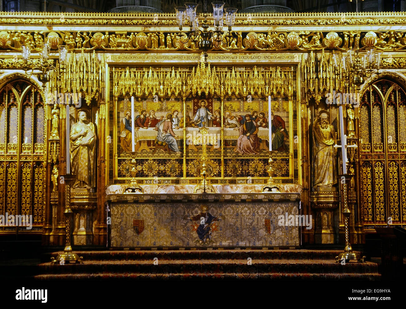 The High Altar, Westminster Abbey. London. UK Stock Photo - Alamy