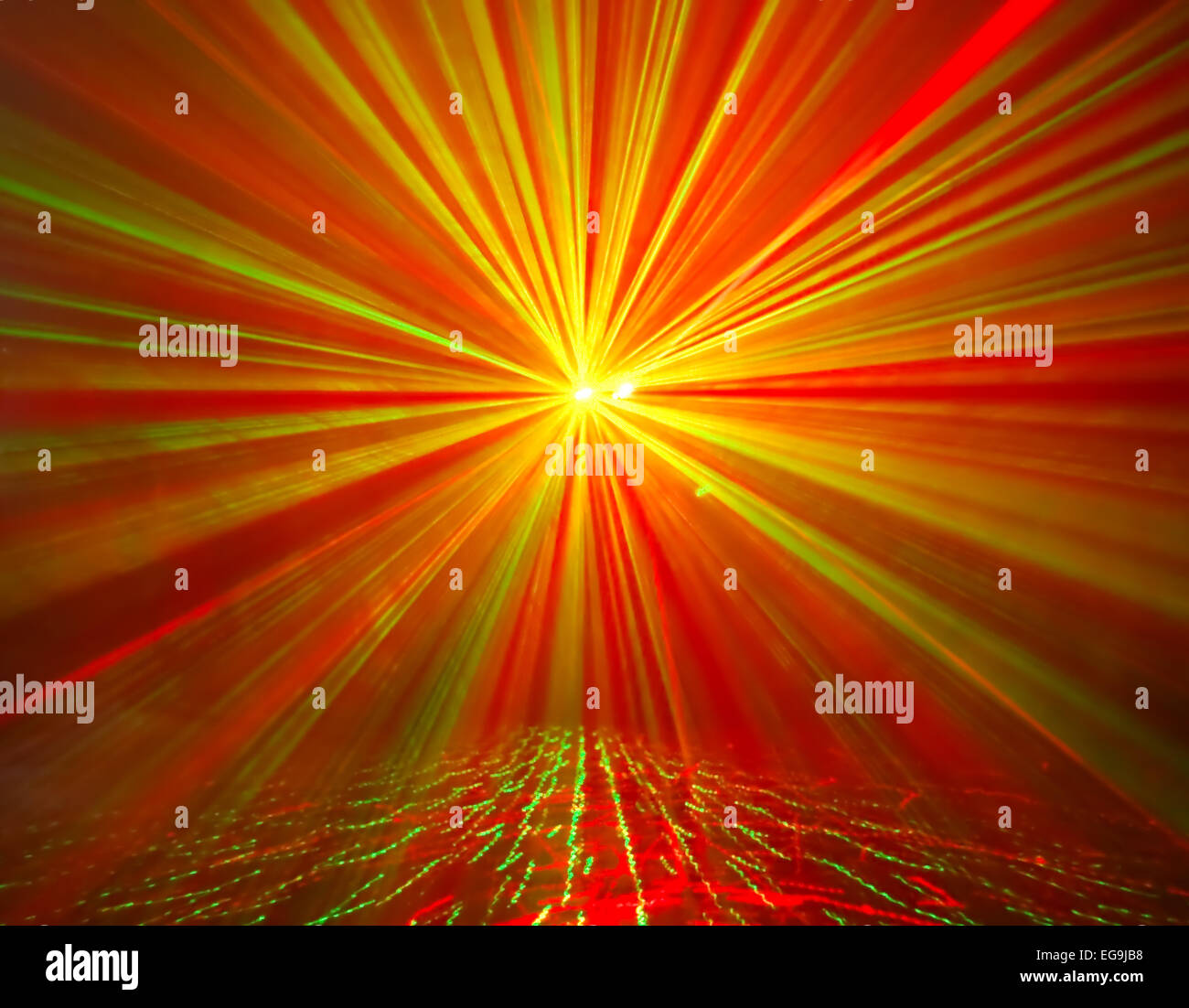 Original lighting effect it created by the laser Stock Photo - Alamy