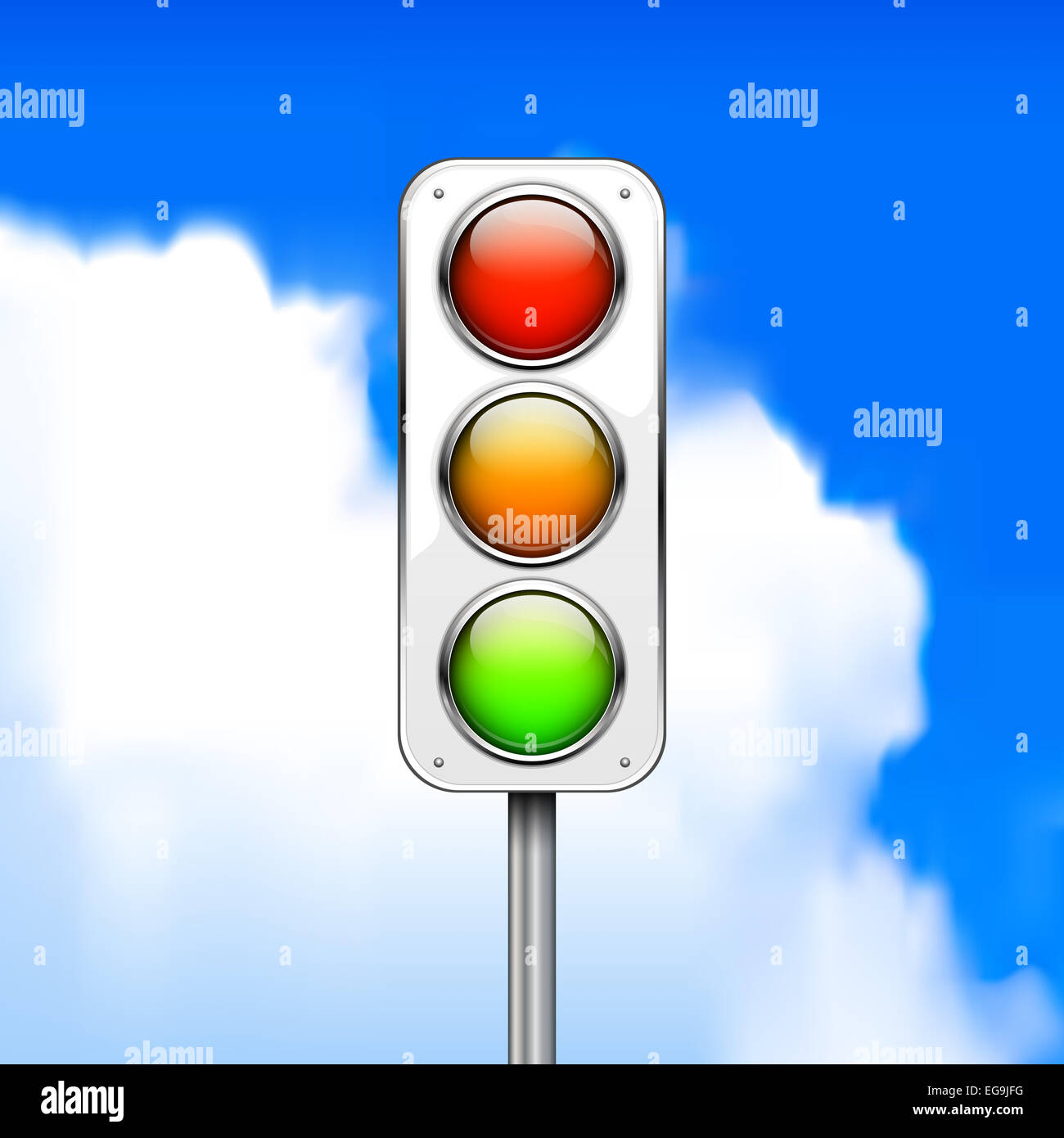 Semaphore traffic lights warning hi-res stock photography and images ...