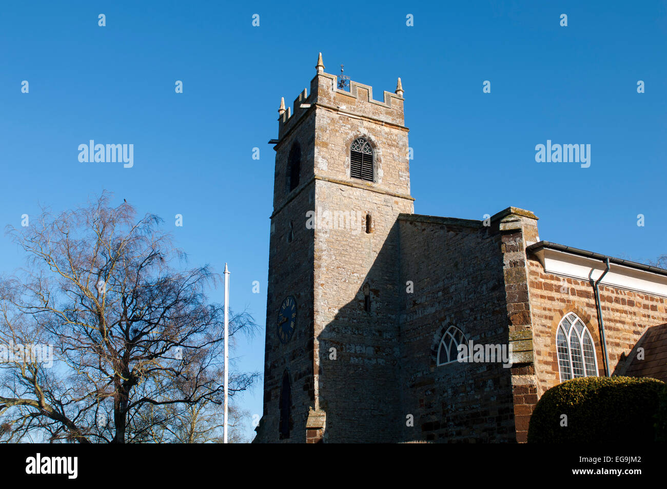 St. Margaret`s Church, Denton, Northamptonshire, England, UK Stock ...