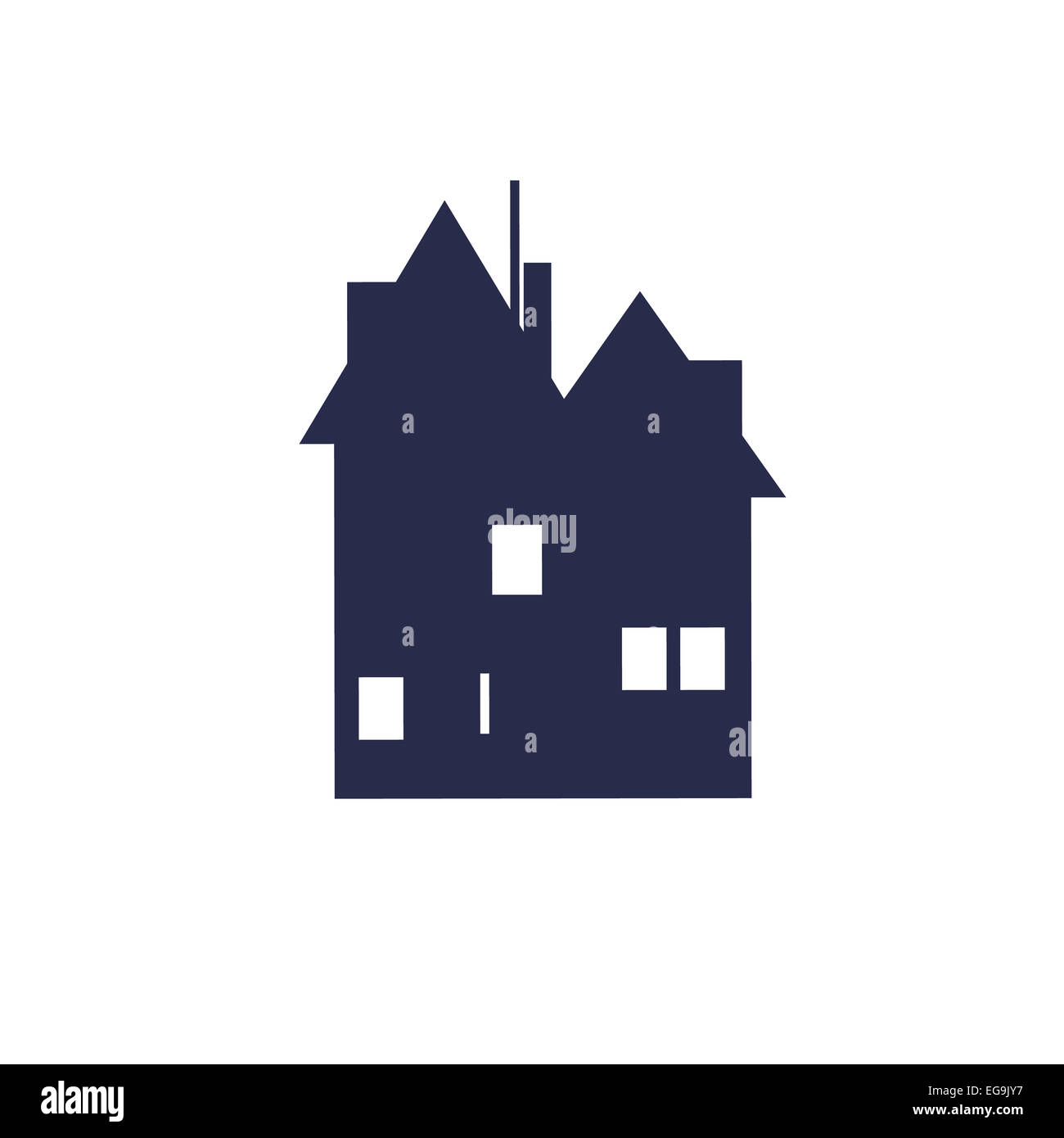 Illustration house hi-res stock photography and images - Alamy