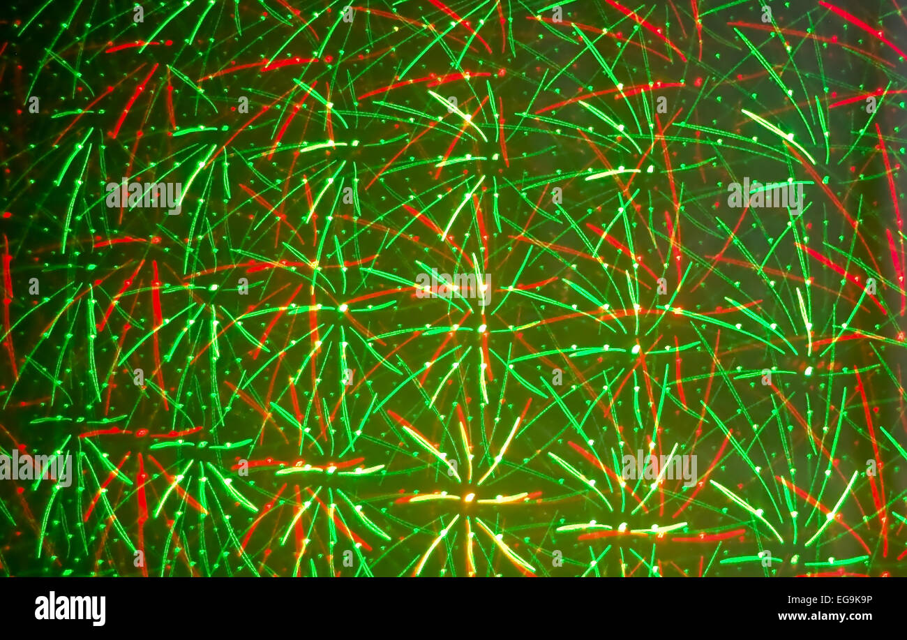 Original lighting effect it created by the laser Stock Photo - Alamy