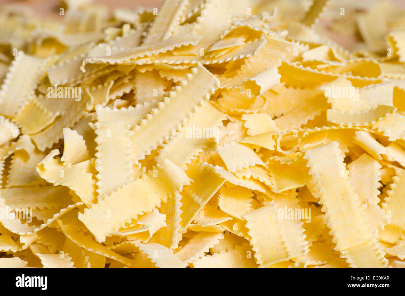 closeup to raw dried pasta Stock Photo - Alamy