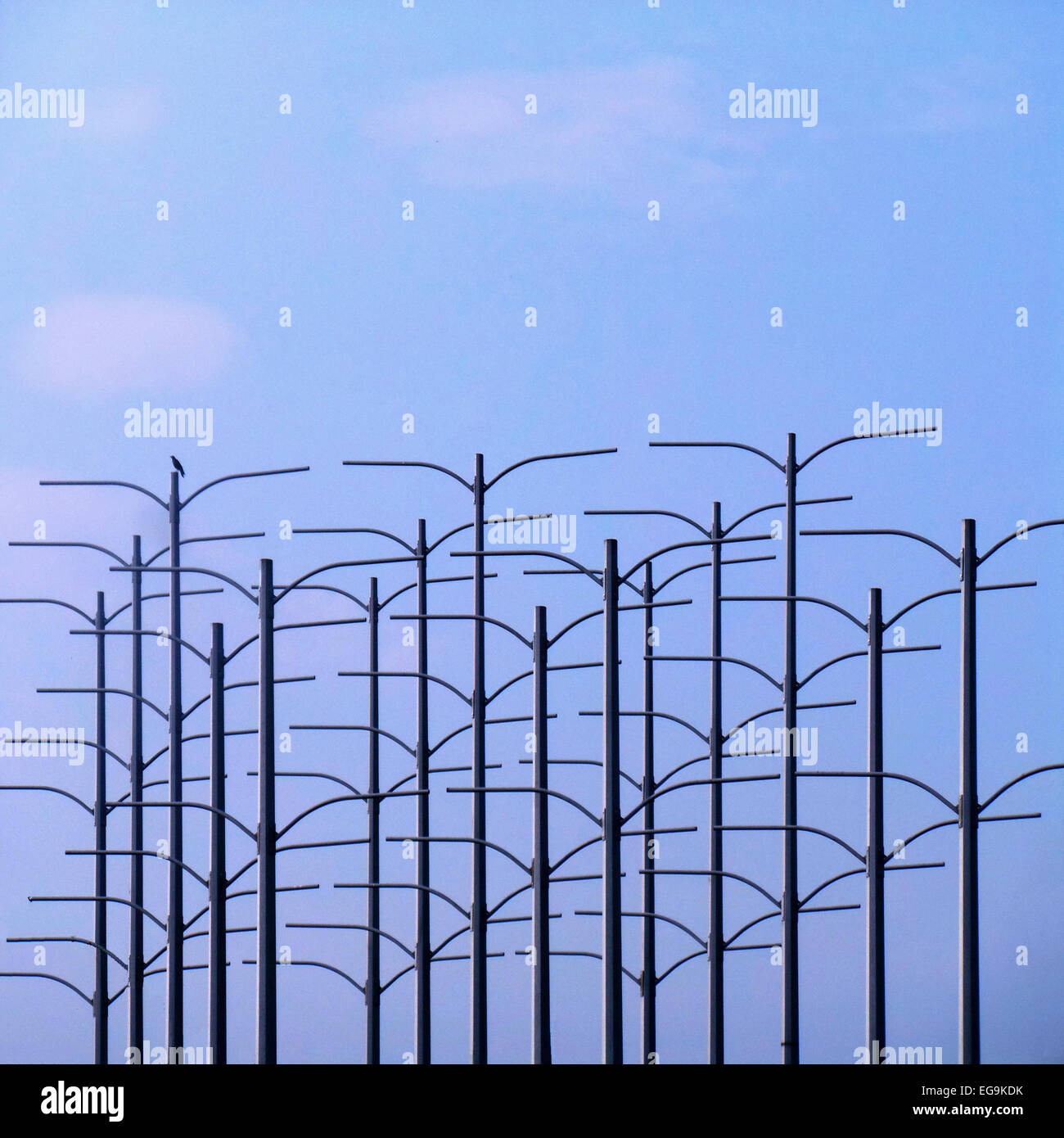 Metal poles hi-res stock photography and images - Alamy