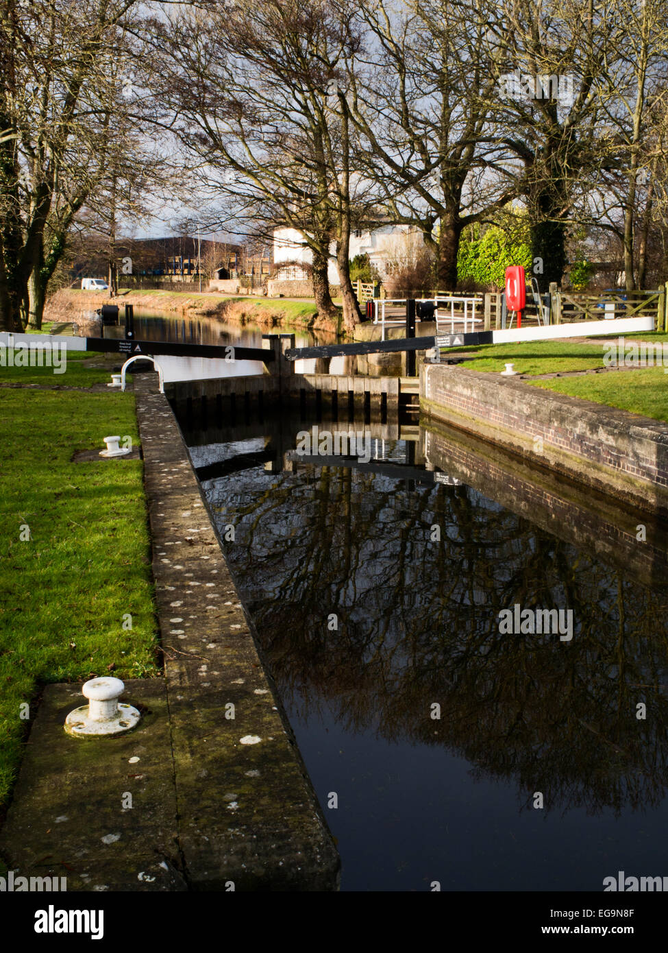 Rhodesfield Lock and Former Lock Keepers House on Ripon Canal Ripon ...