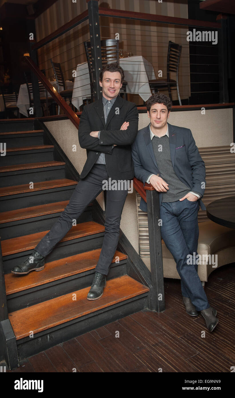 Manhattan, New York, USA. 19th Feb, 2015. BRYCE PINKHAM and JASON BIGGS ...