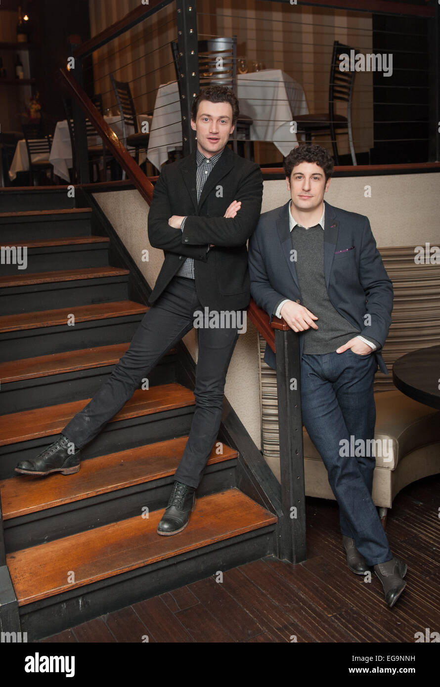 Manhattan, New York, USA. 19th Feb, 2015. BRYCE PINKHAM and JASON BIGGS ...