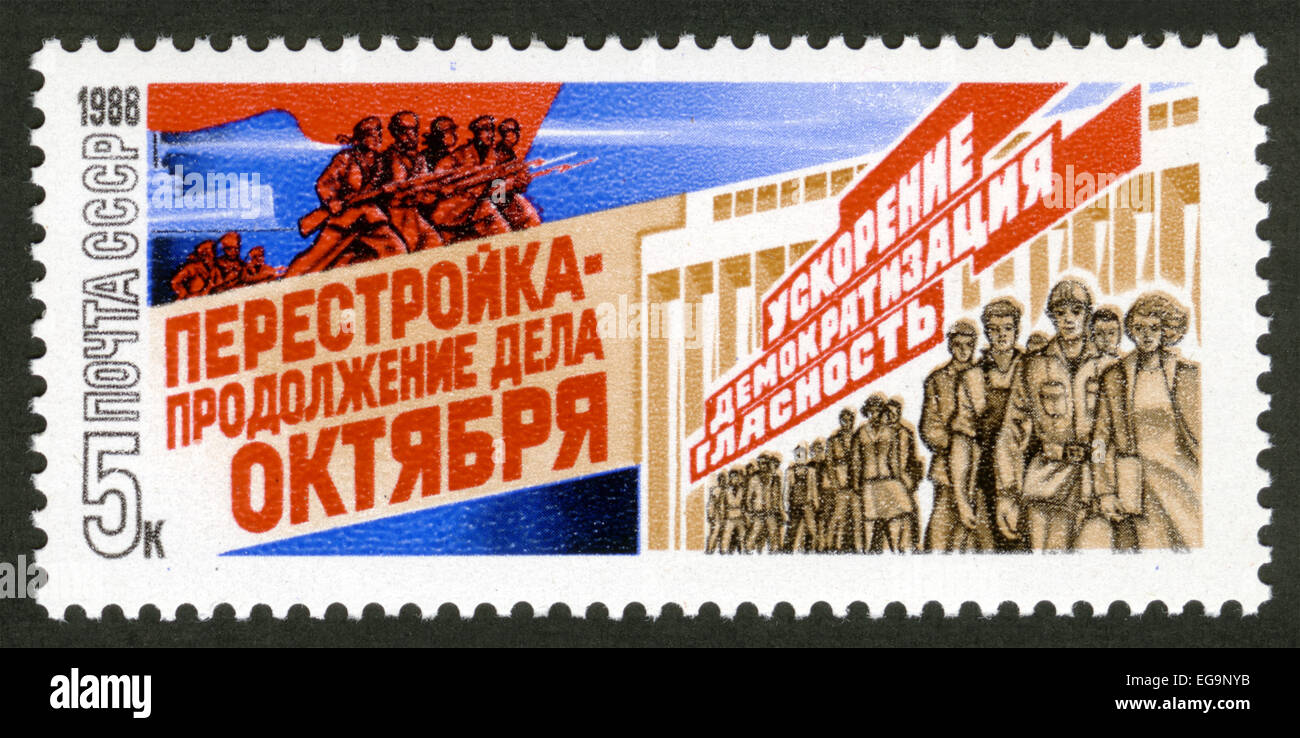 Perestroika hi-res stock photography and images - Alamy