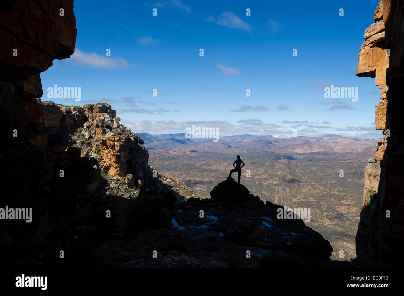 Hike to Wolfberg Arch, Cederberg Wilderness, South Africa Stock Photo ...