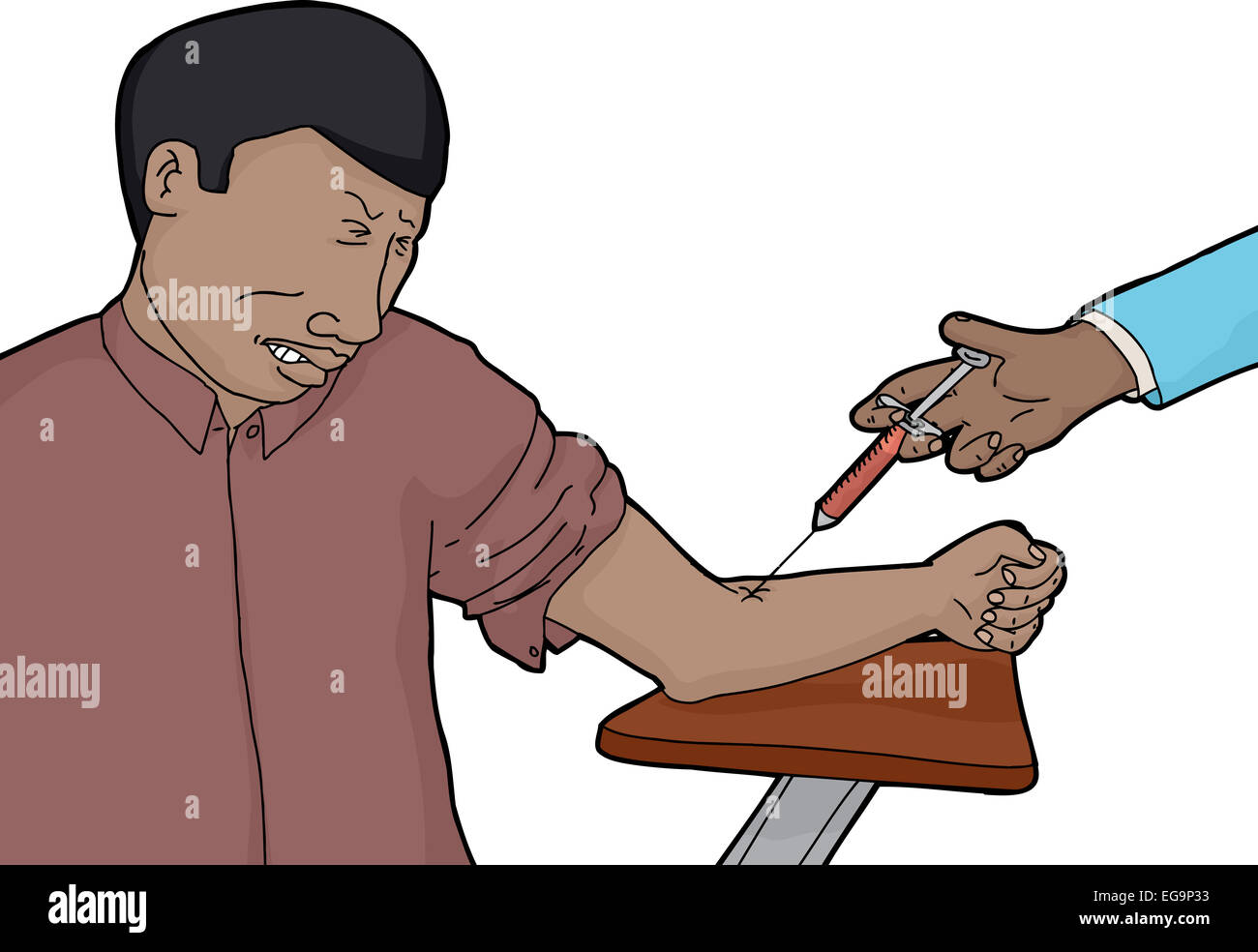 Cartoon taking test hi-res stock photography and images - Alamy