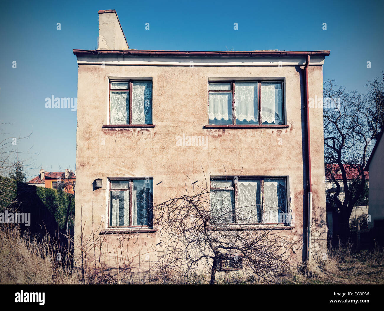 Vintage nostalgia retro design construction hi-res stock photography ...