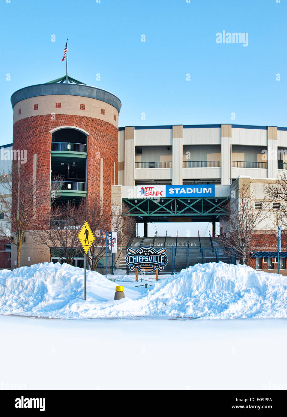 NBT Bank Stadium home of the Syracuse Chiefs minor league baseball team ...