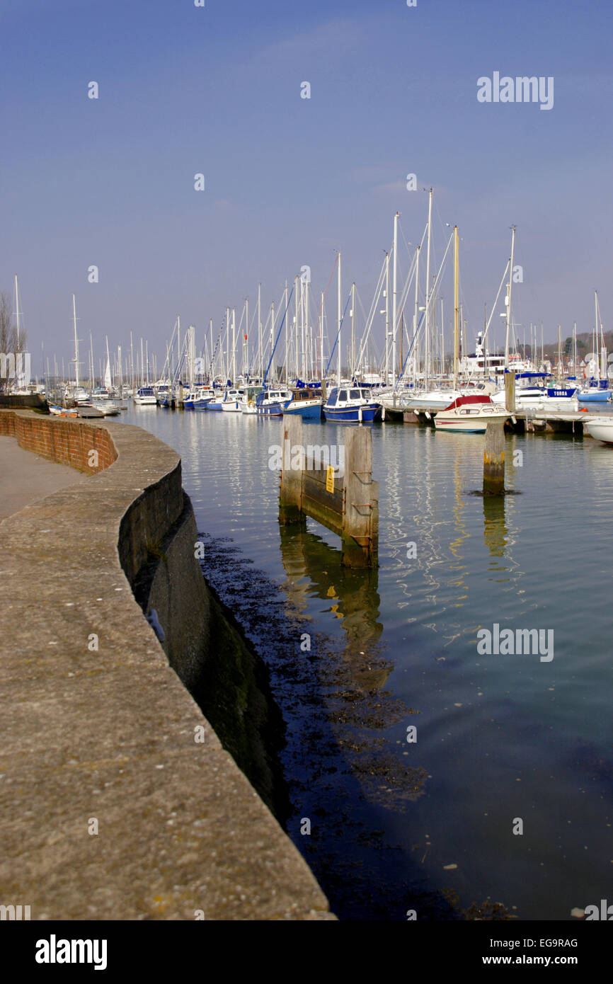 Lymington Marina, Hampshire, England Stock Photo - Alamy