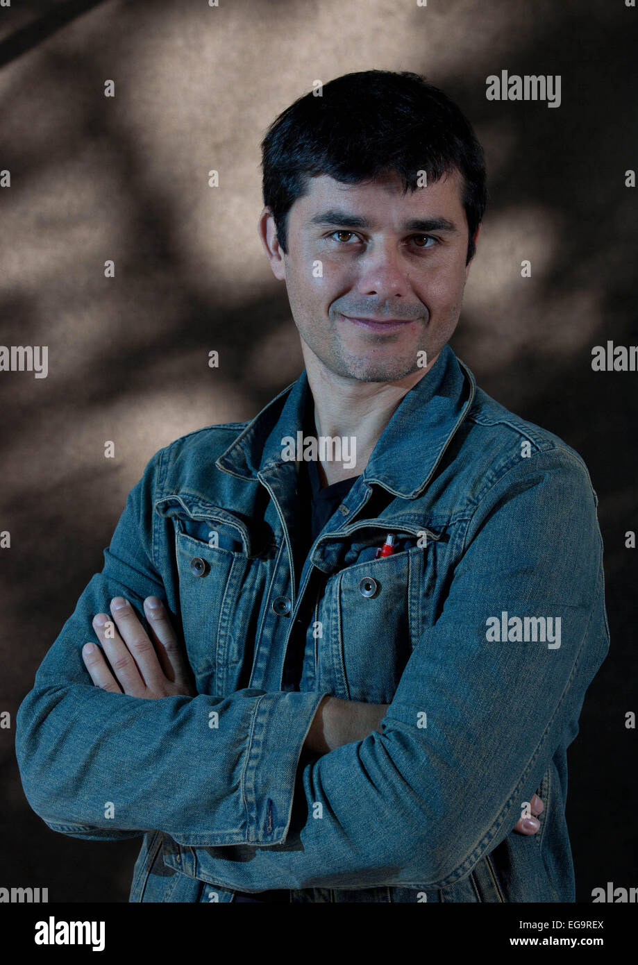 Laurent Binet is a French writer photographed during The Edinburgh ...