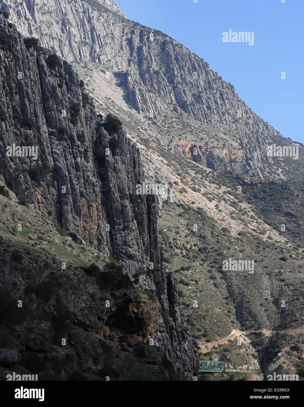 El Chorro cliffs Stock Photo - Alamy