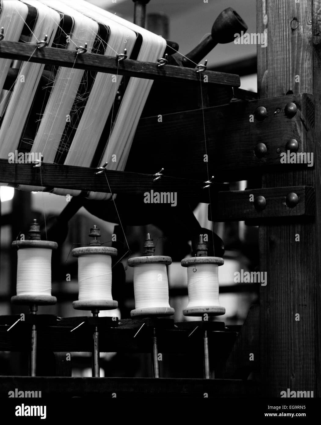 Spinning wheel 18th century hi-res stock photography and images - Alamy