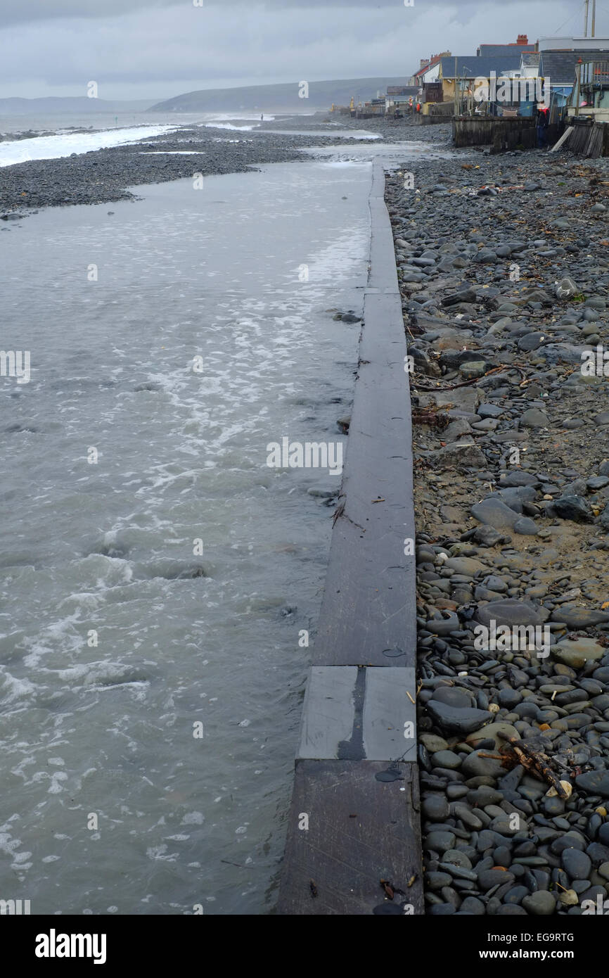 Borth houses flooding hi-res stock photography and images - Alamy