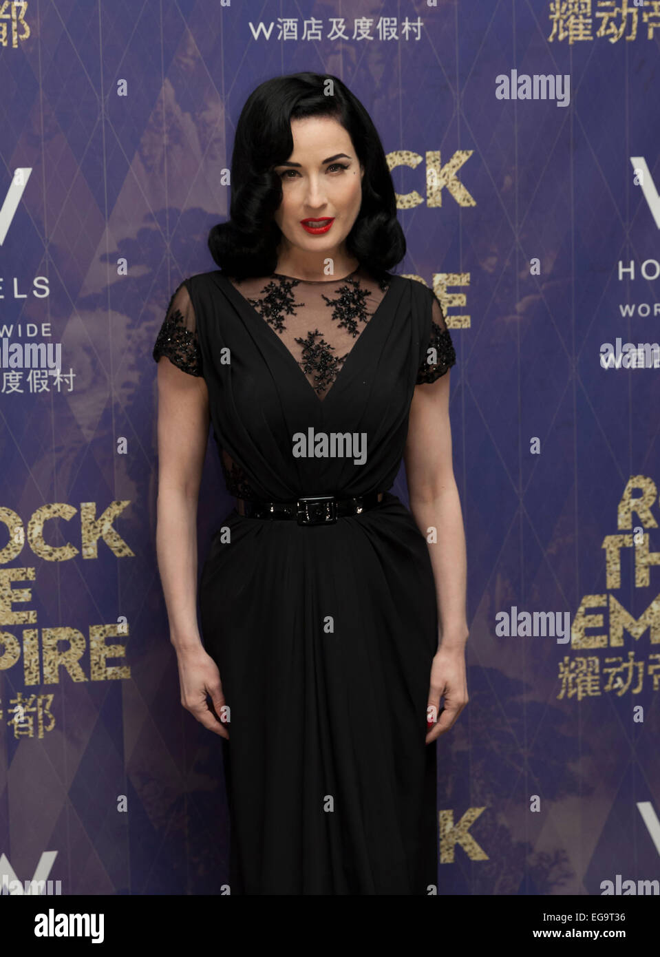 Dita von teese model hi-res stock photography and images - Alamy