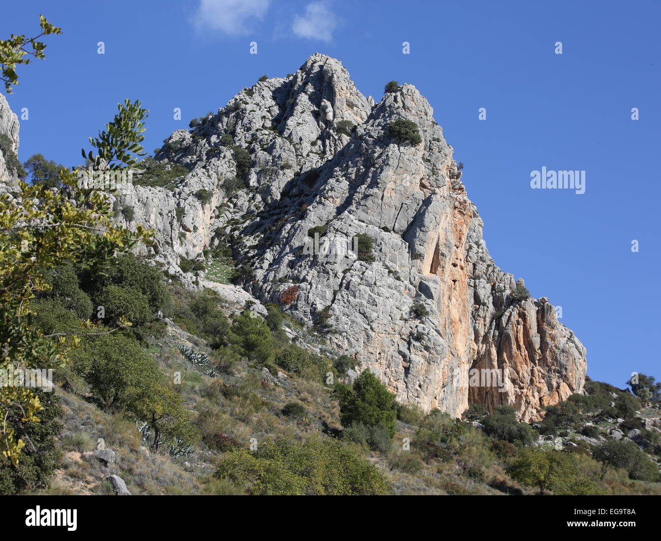 Rocks, El Chorro Stock Photo - Alamy
