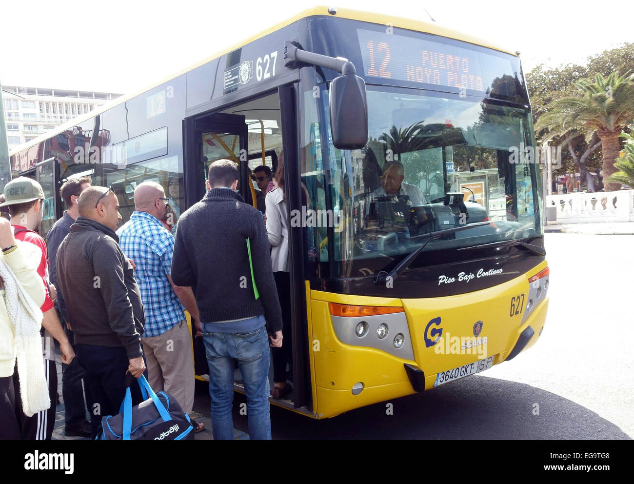 Board the bus hi-res stock photography and images - Alamy