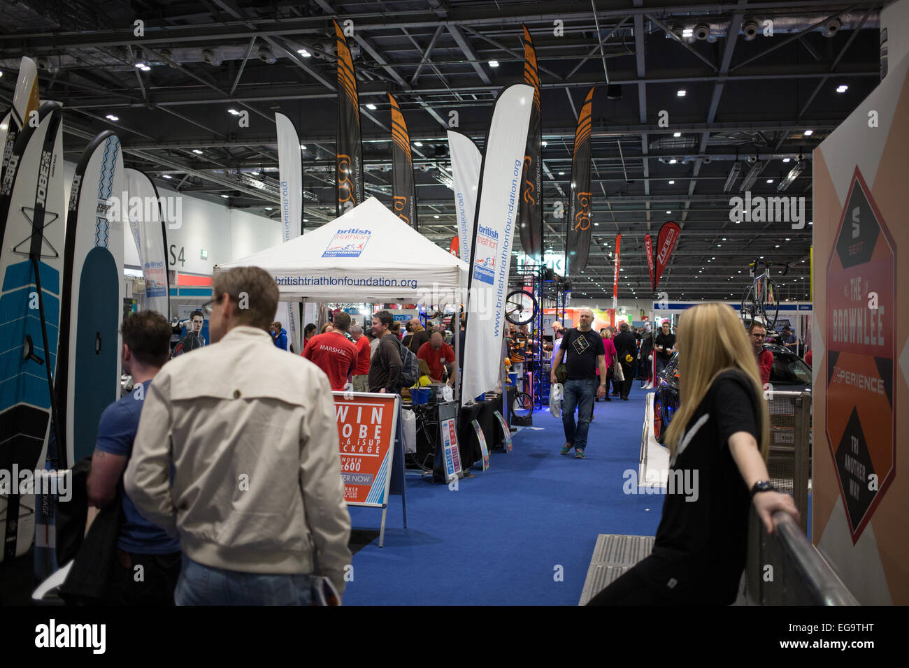 Excel main exhibition hall Stock Photo - Alamy