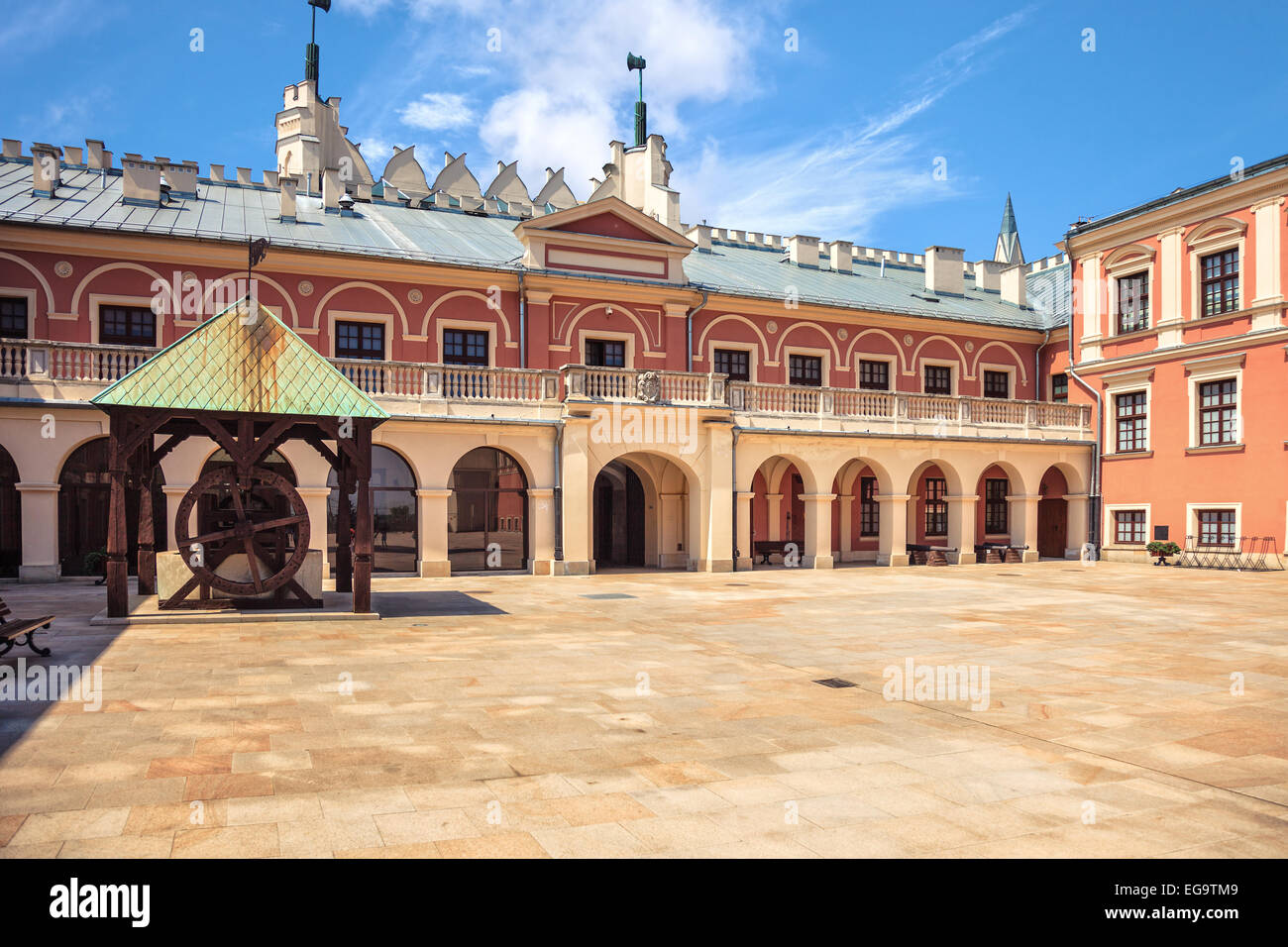 Lublin castle courtyard hi-res stock photography and images - Alamy