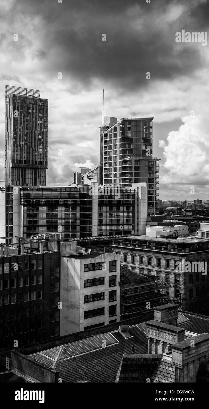 Sunny view across tops Black and White Stock Photos & Images - Alamy