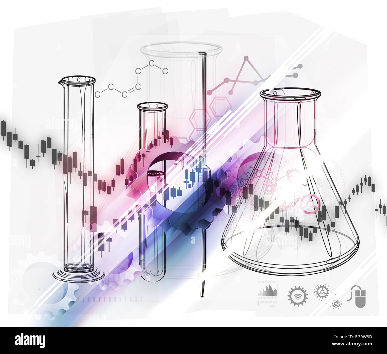 Science Background Abstract Stock Image Stock Photo - Alamy