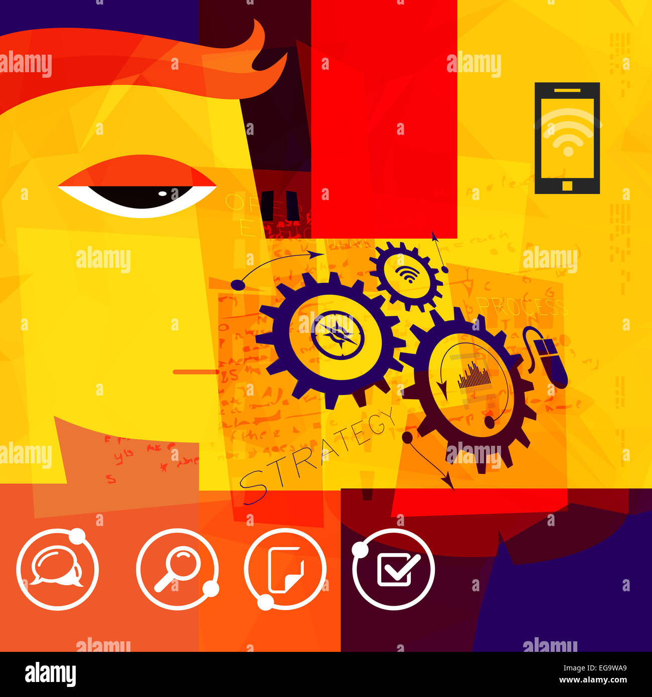 Entrepreneur Development Abstract - Stock image Stock Photo - Alamy