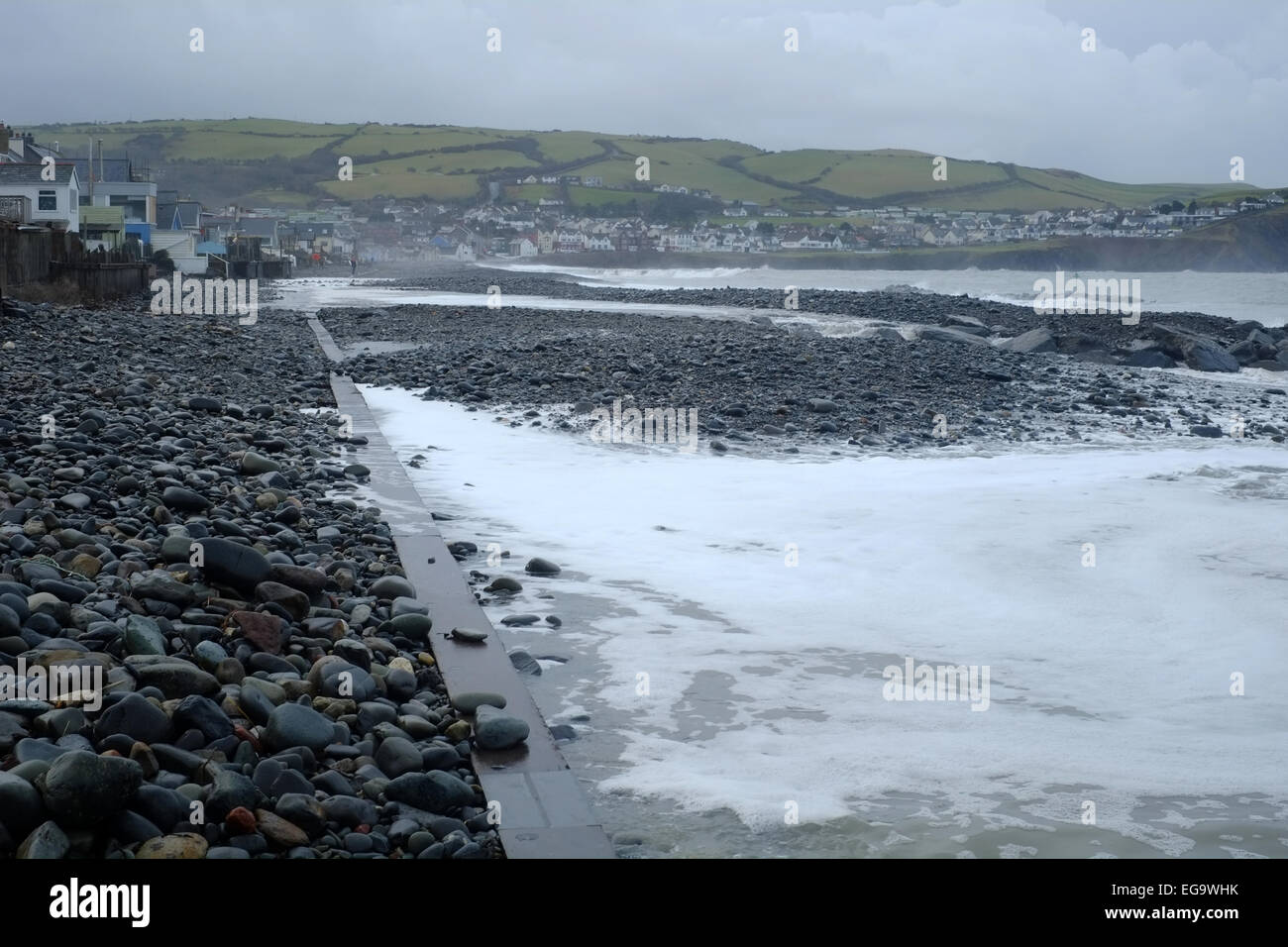 Borth houses flooding hi-res stock photography and images - Alamy
