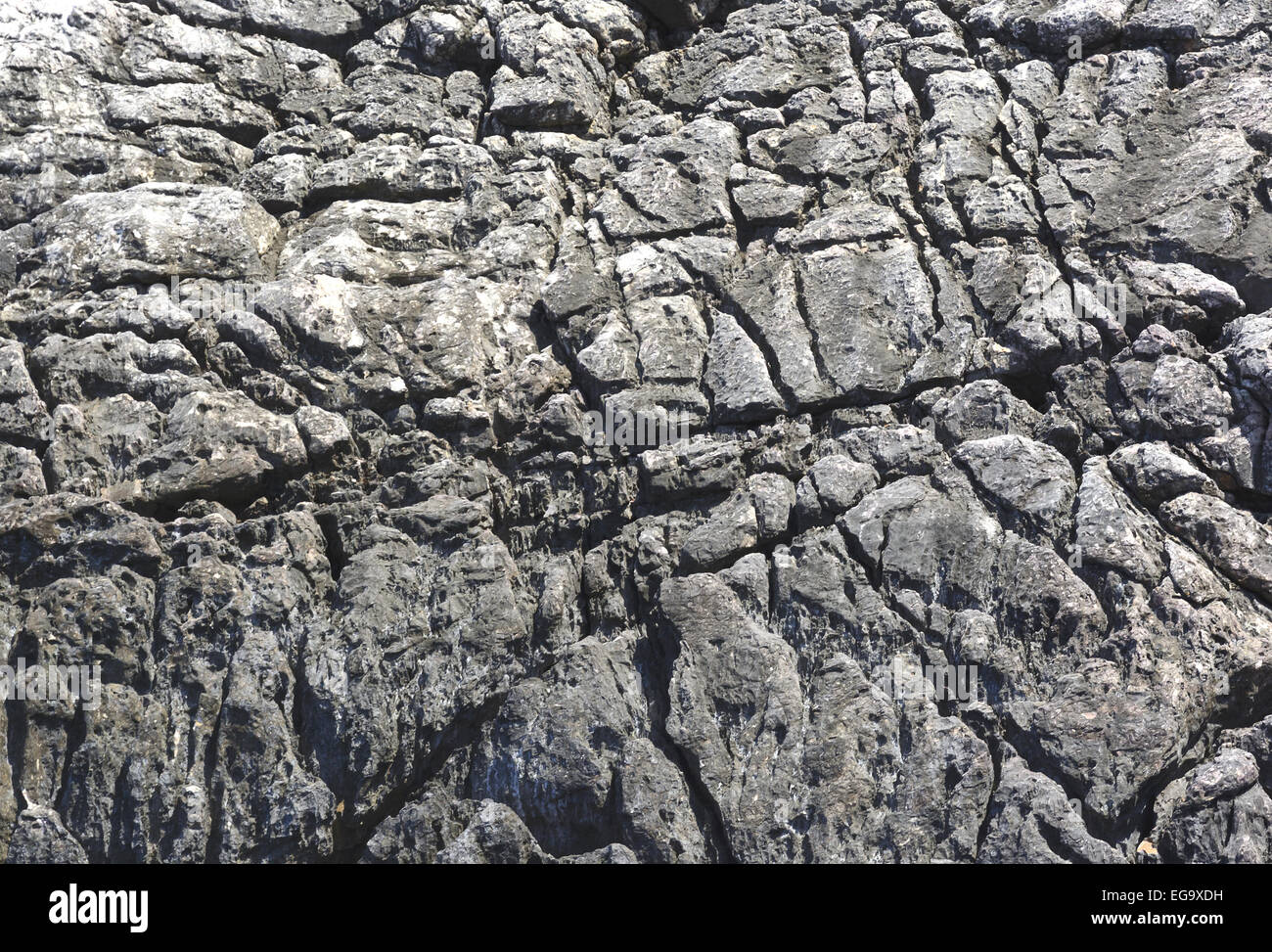 Weathered limestone rock background texture, Cape Formentor, Majorca ...